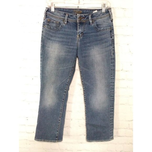 Silver Jeans | Jeans | Silver Alko Capri Jeans Denim Blue Women Size 27 ...